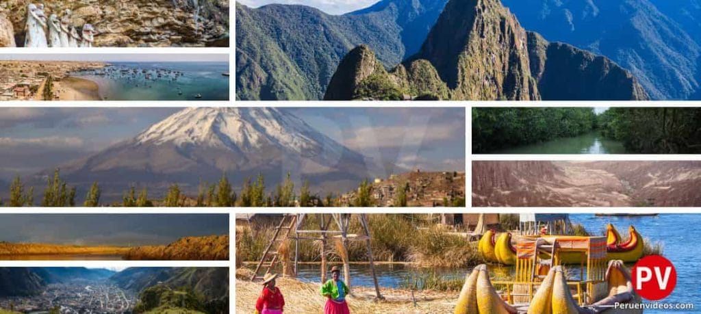 Lugares turísticos del Perú por departamentos: guía completa
